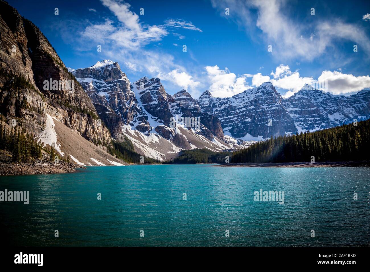 Moraine Lake Alberta Canada Stock Photo - Alamy