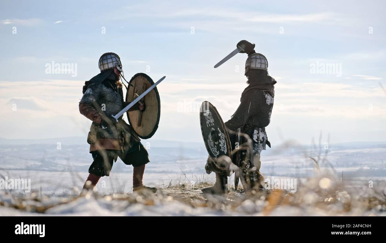 Viking fighting hi-res stock photography and images - Alamy