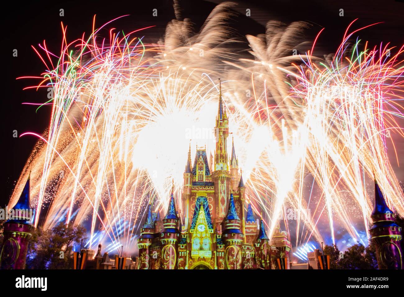 Orlando, Florida. December 05, 2019. Happily Ever After is Spectacular ...