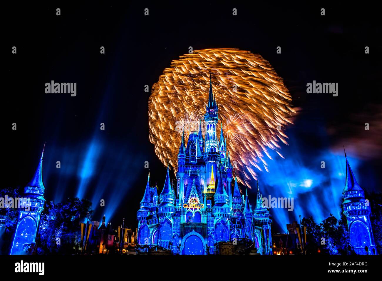 Orlando, Florida. December 05, 2019. Happily Ever After is Spectacular ...