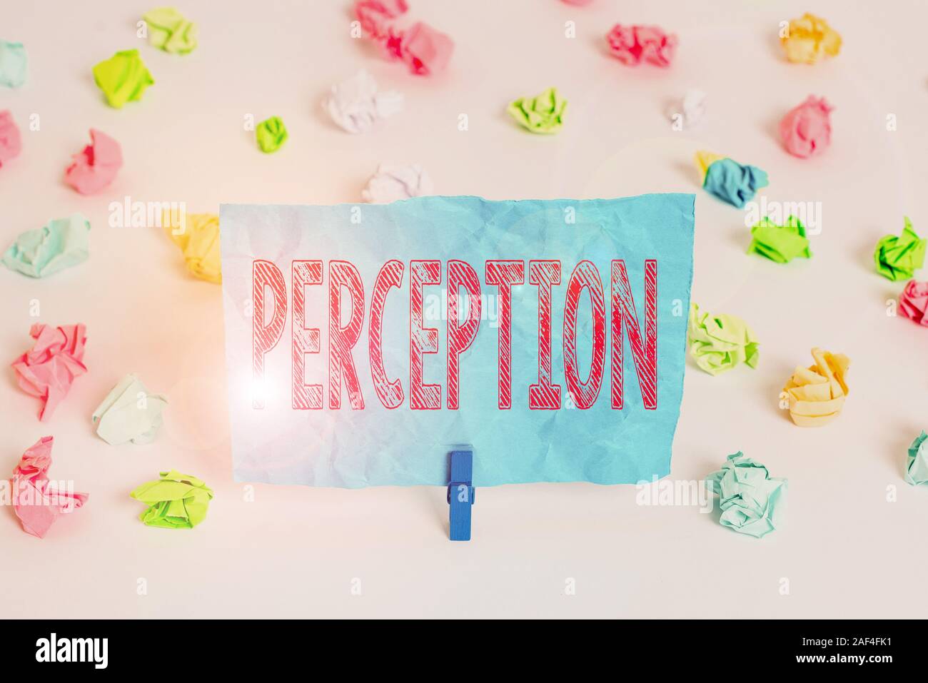 Conceptual hand writing showing Perception. Concept meaning individuals ...