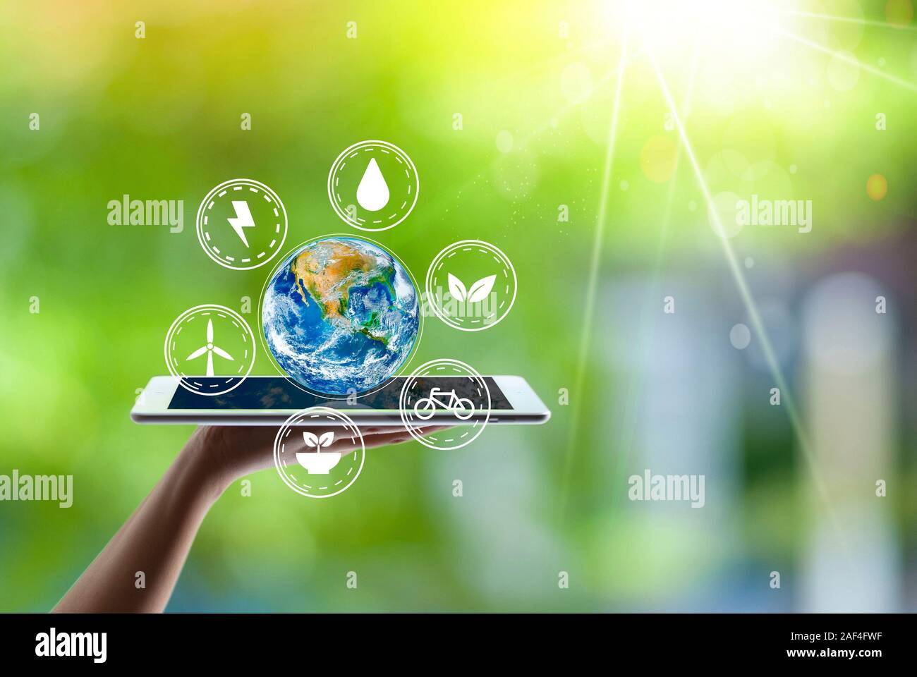 World element or the world of this image is decorated by NASA. The ...