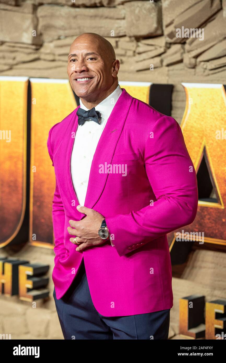 London, England . Dwayne Johnson attends the UK Premiere of "Jumanji ...