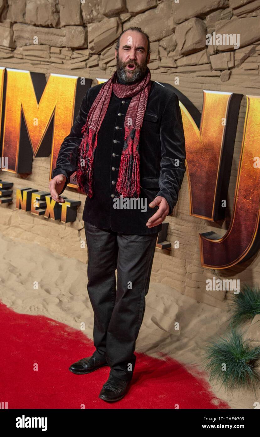 London, England . Rory McCann at the UK Premiere of "Jumanji: The Next ...