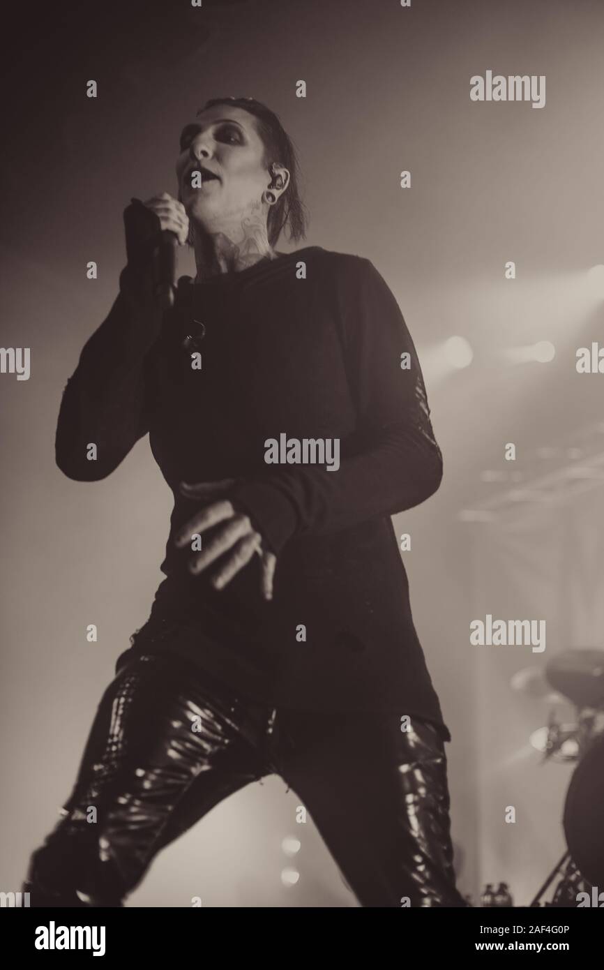 Motionless in white live at o2 ritz Manchester December 2019 Stock ...