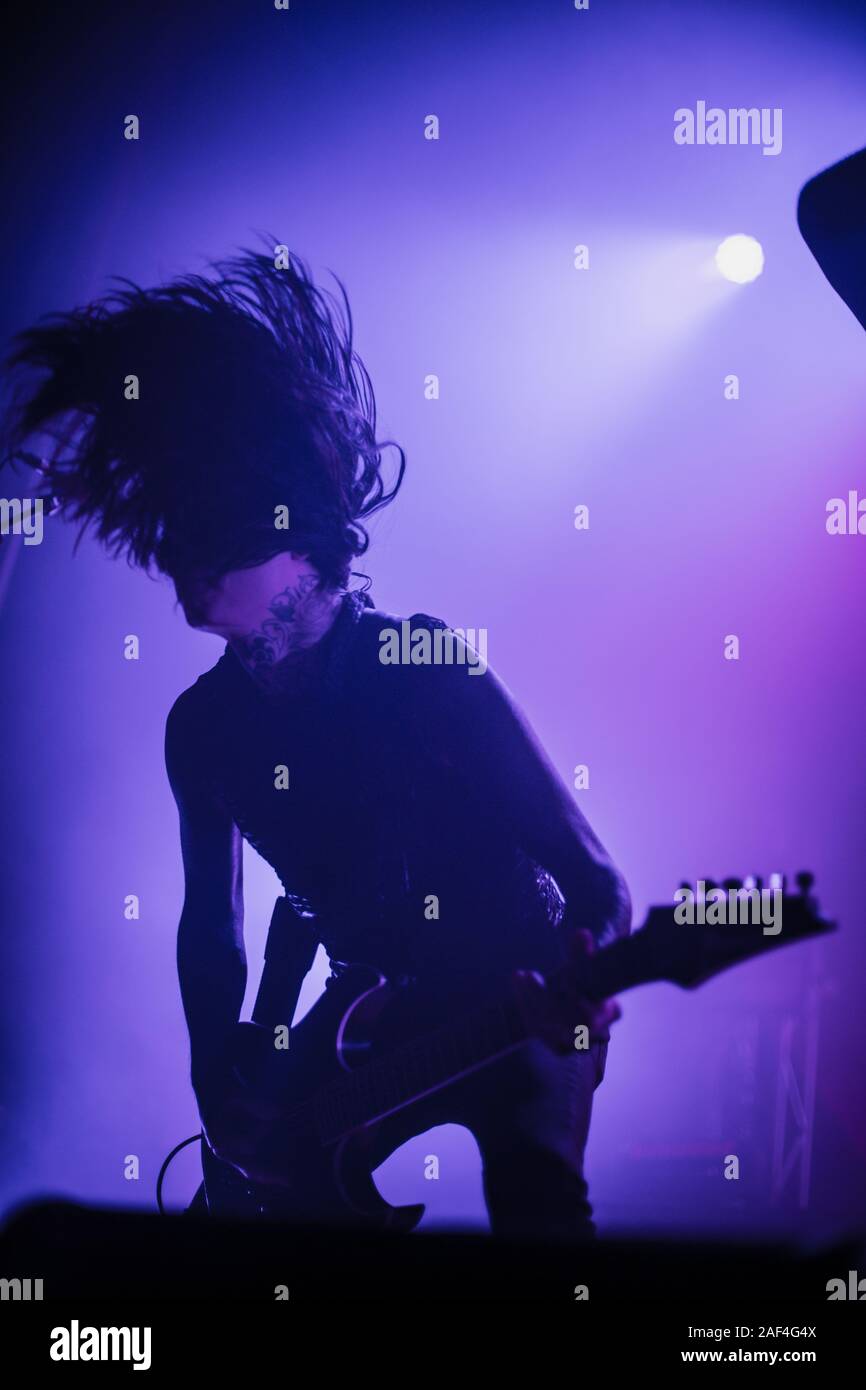 Motionless in white live at o2 ritz Manchester December 2019 Stock ...