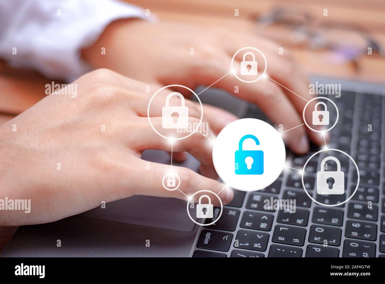 cybersecurity and personal data protection online, cyber security on ...