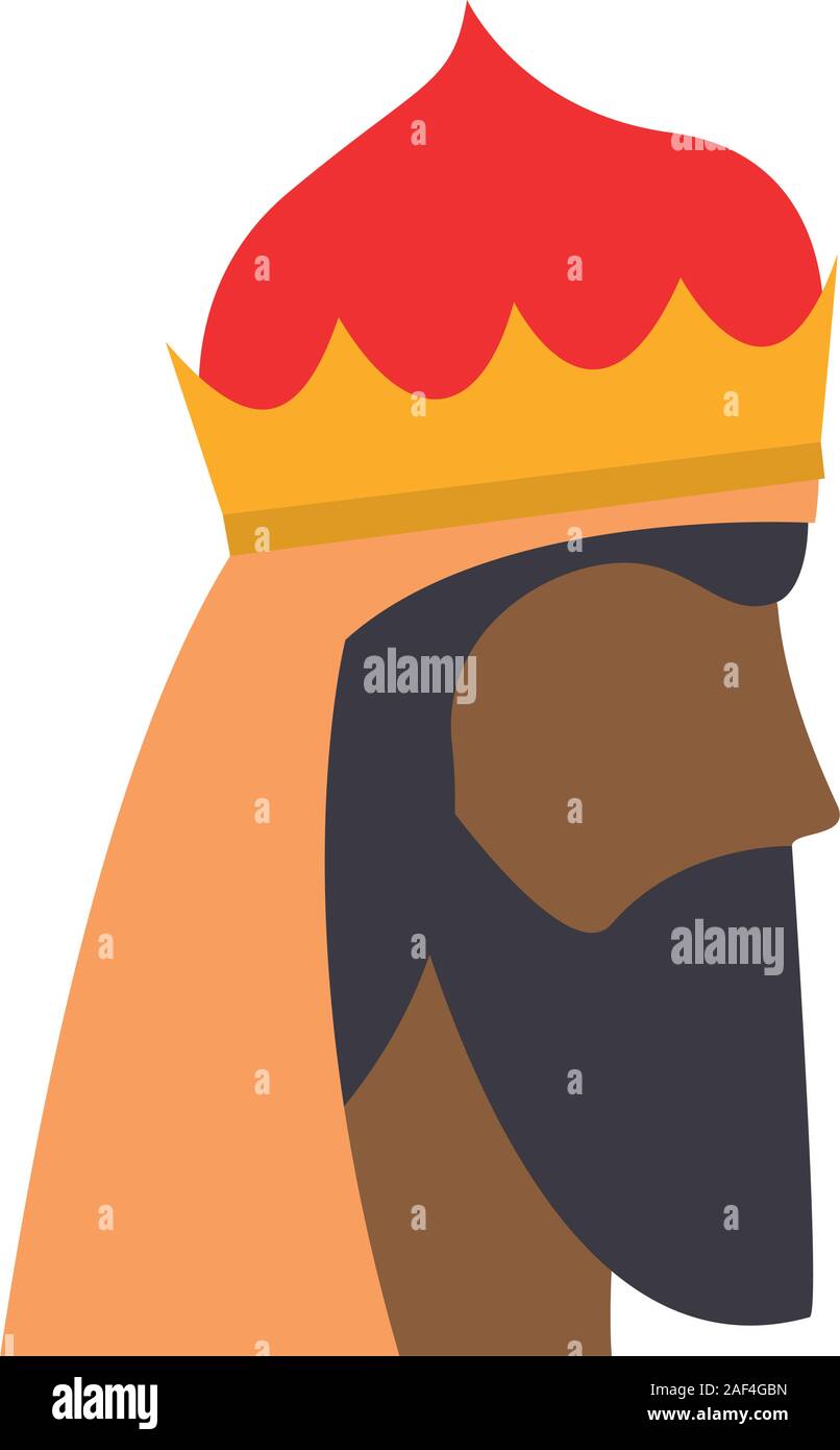 Isolated man with royal crown vector design Stock Vector Image & Art ...