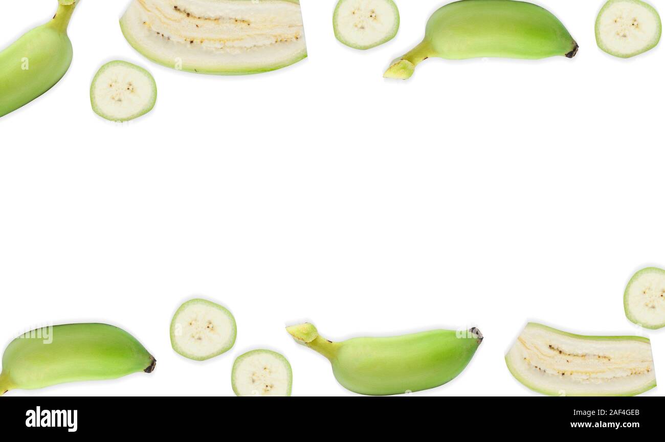 Close-up Collection sliced banana fruits Stock Photo - Alamy
