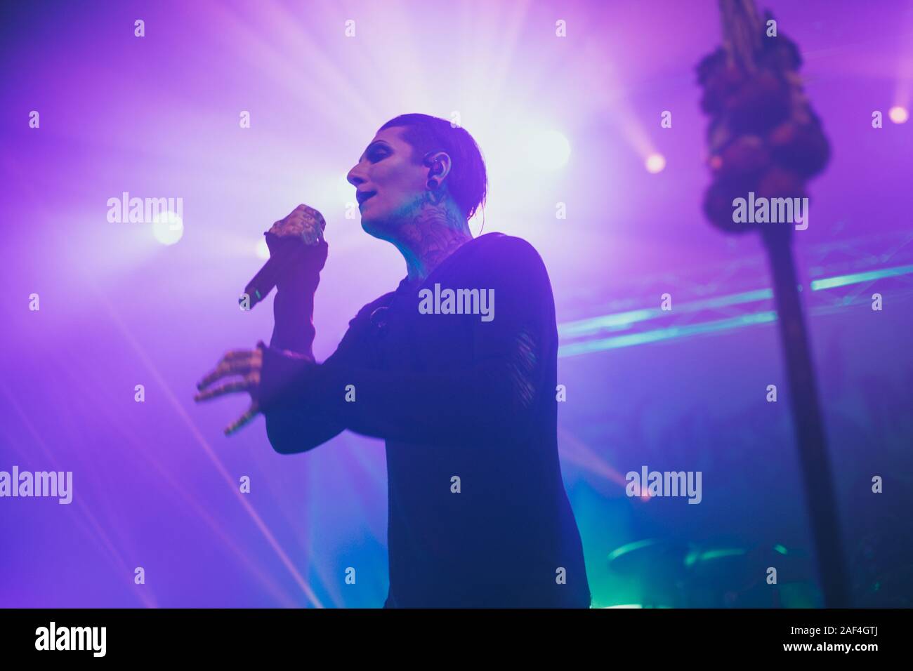 Motionless in white live at o2 ritz Manchester December 2019 Stock ...