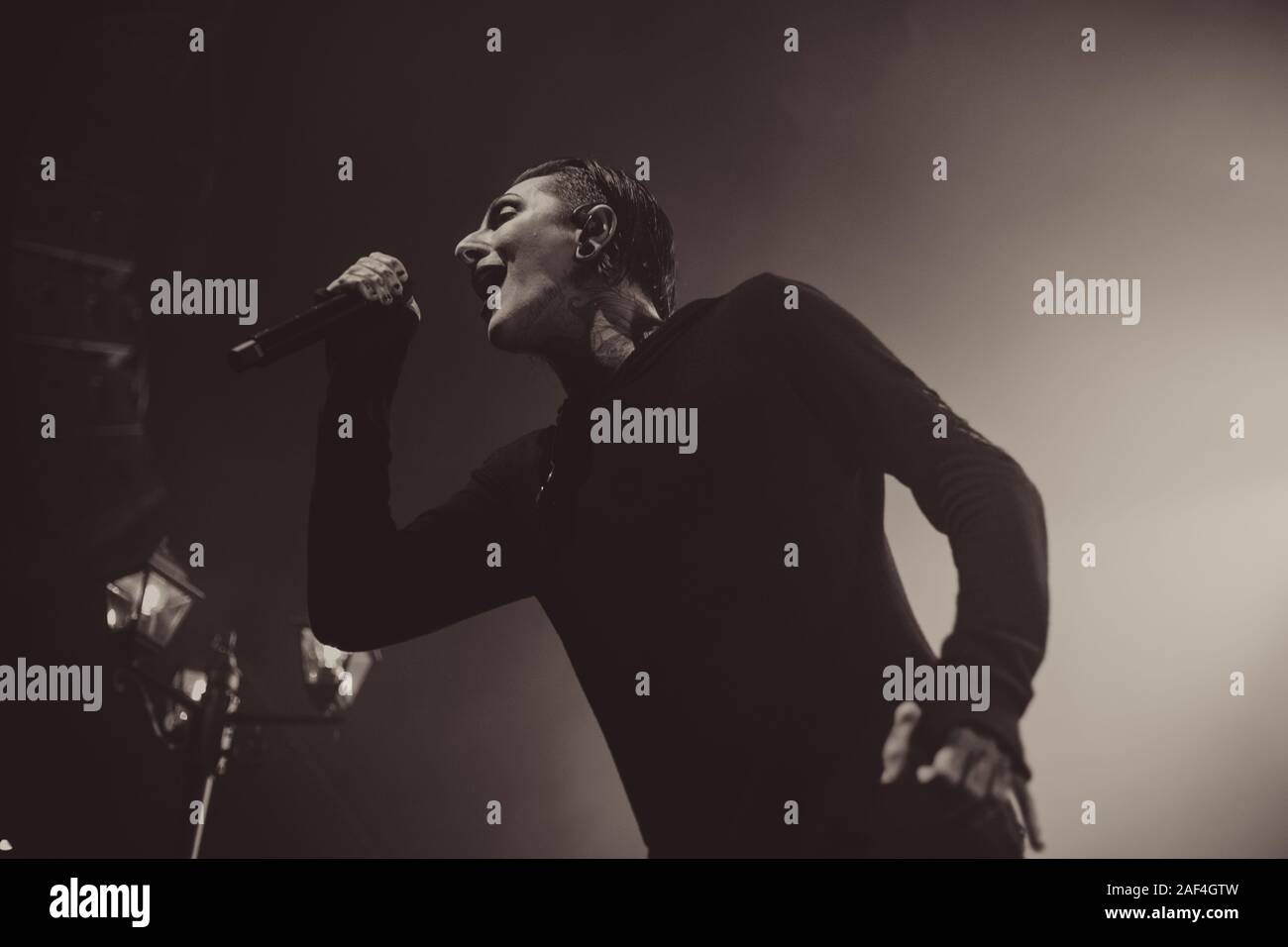 Motionless in white live at o2 ritz Manchester December 2019 Stock ...