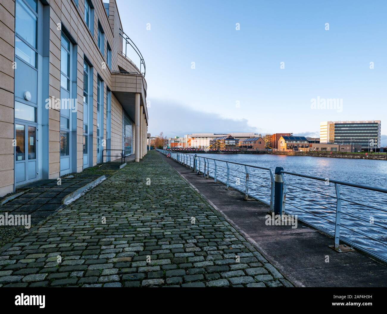Construction work on Cala Homes Waterfront Plaza housing development ...