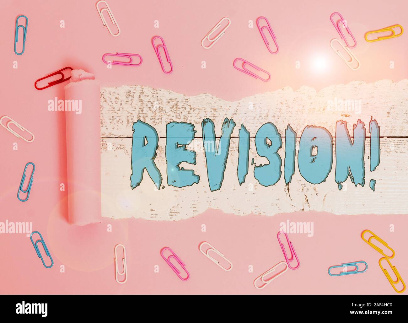 Conceptual hand writing showing Revision. Concept meaning action of ...