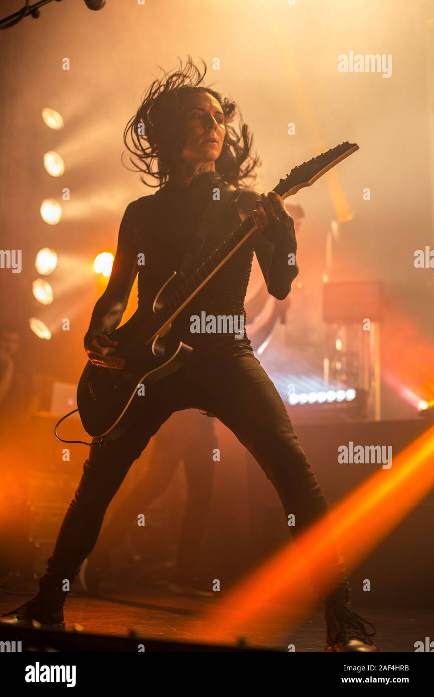 Motionless in white live at o2 ritz Manchester December 2019 Stock ...