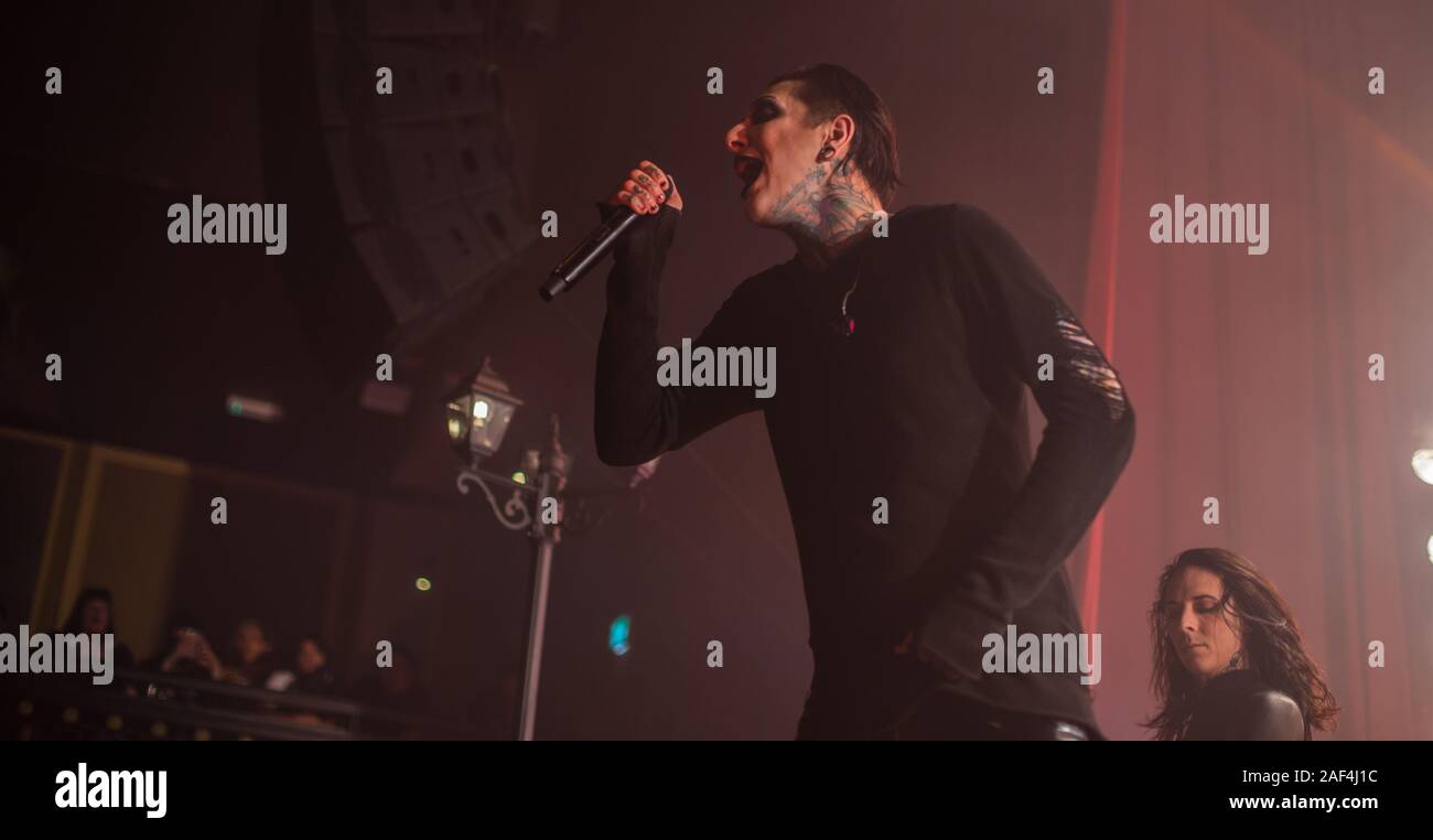 Motionless in white live at o2 ritz Manchester December 2019 Stock ...