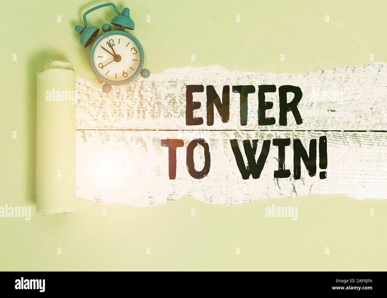 Writing note showing Enter To Win. Business concept for exchanging ...