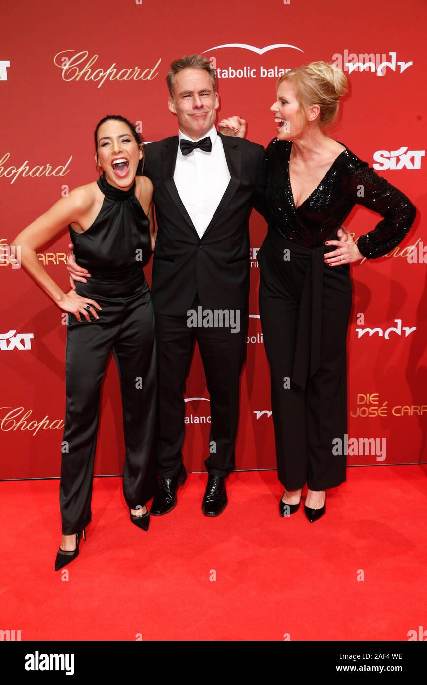 Leipzig, Germany. 10th Dec, 2019. Amy Mußul (l-r), Marco Girnth and ...