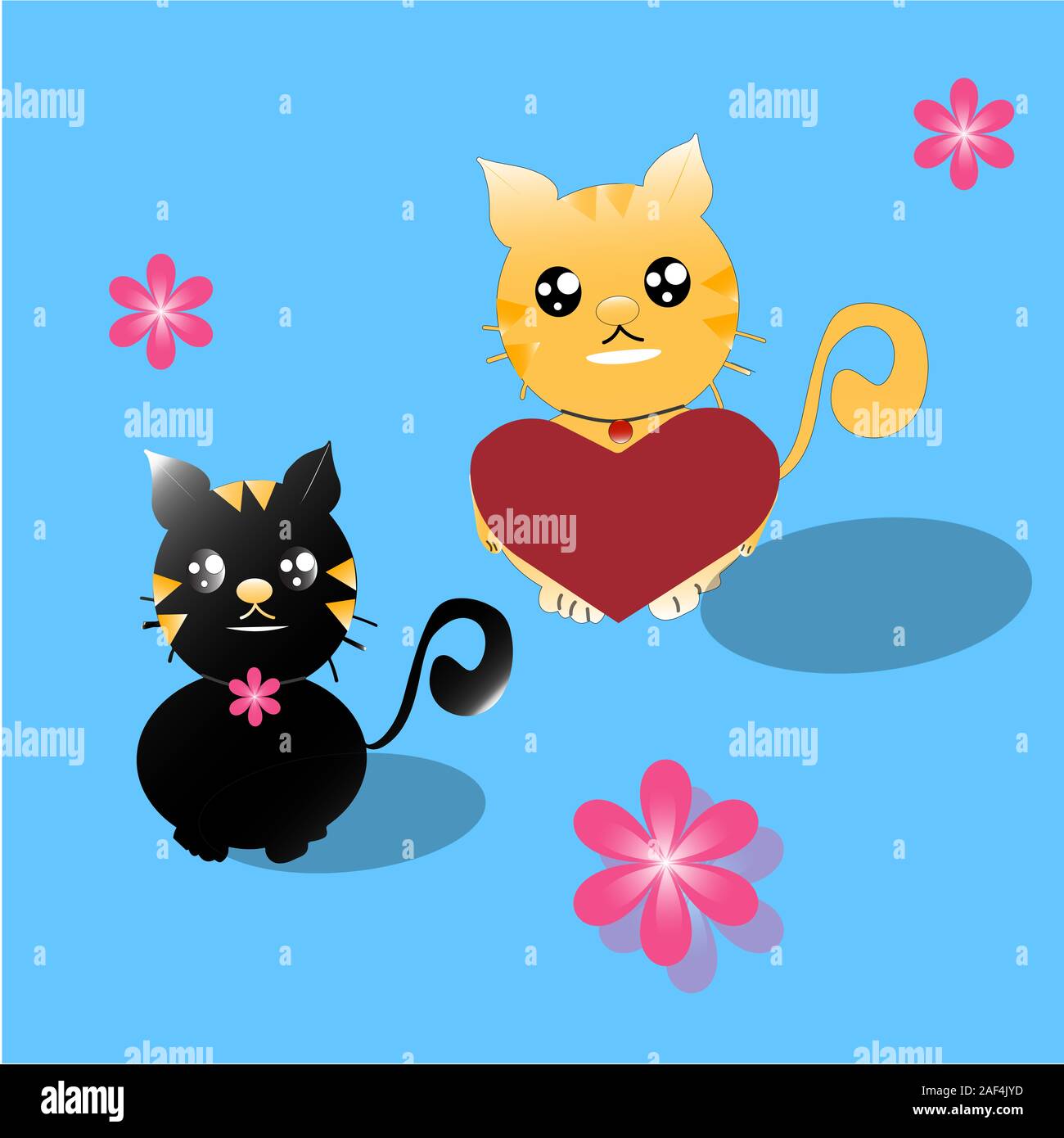 Wallpaper cat lover hi-res stock photography and images - Alamy
