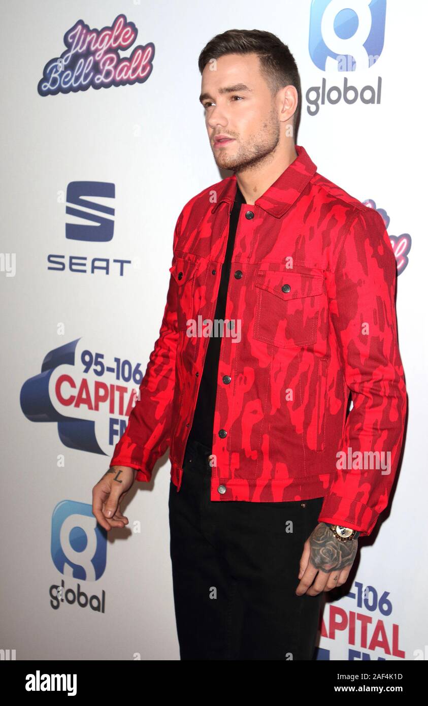 London, UK. Liam Payne at Capital's Jingle Bell Ball, The O2, London ...