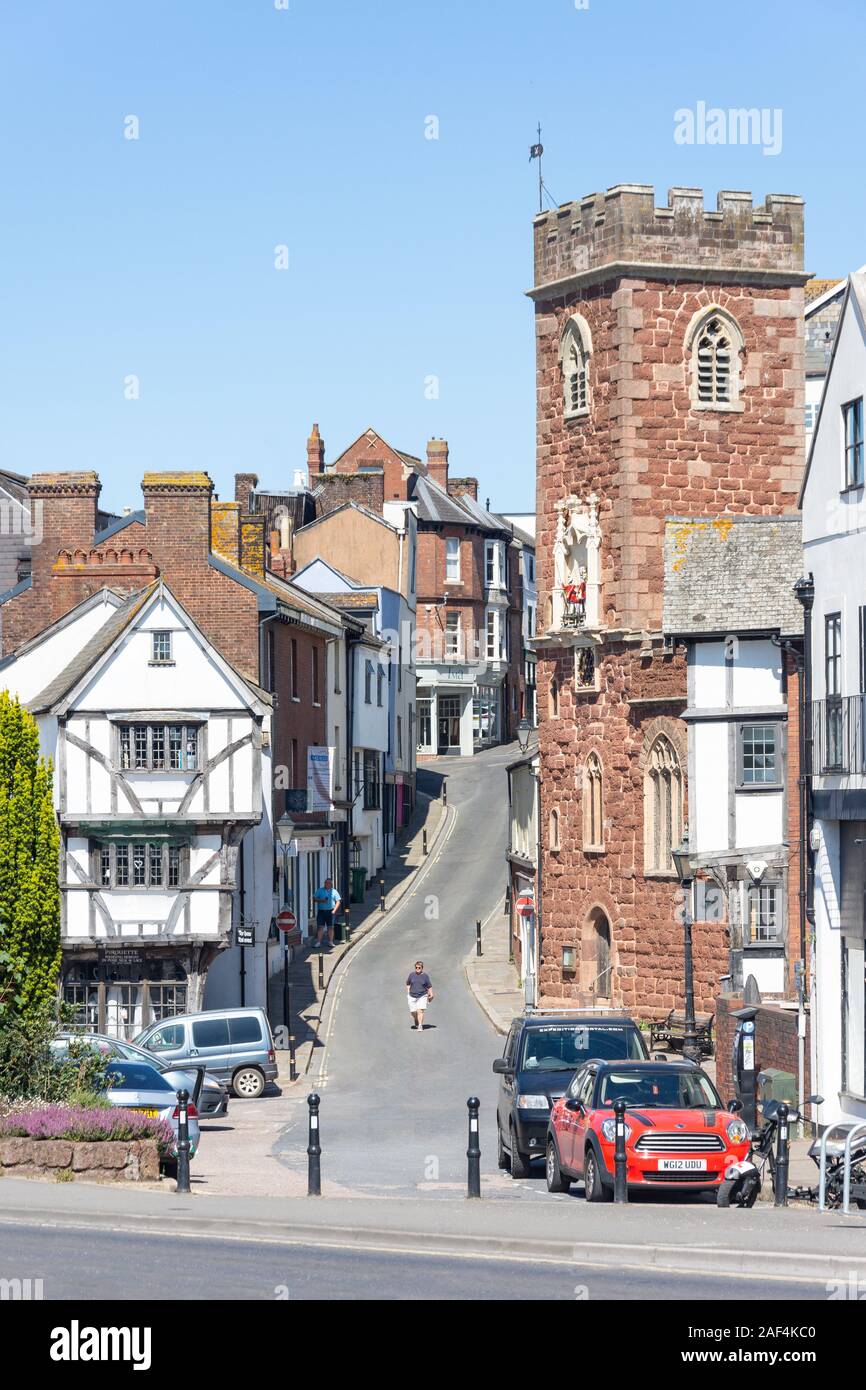 12th century St Mary Steps Church, West Street, Exeter, Devon, England ...