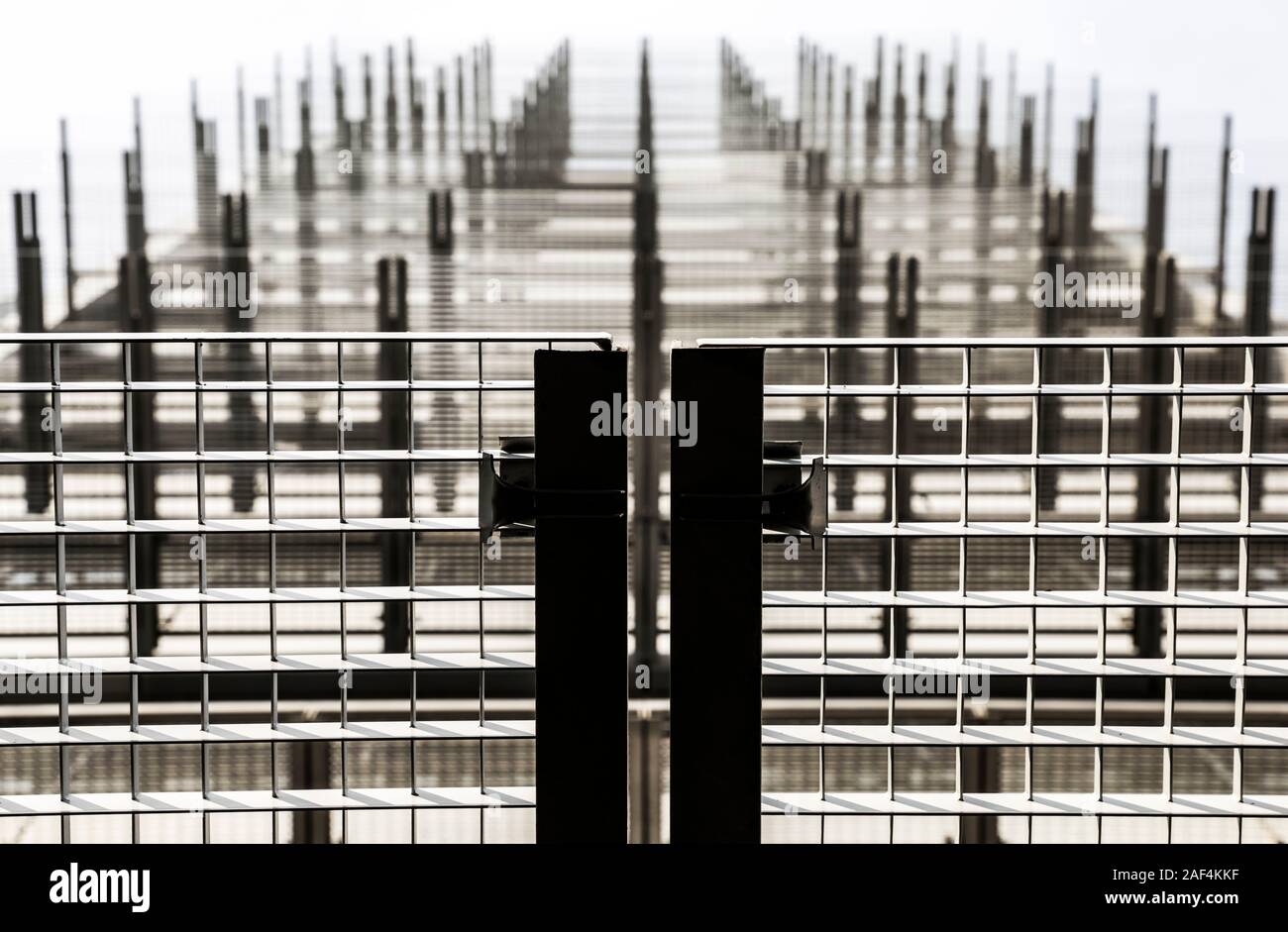 Spiky metal facade of a tower block in Berlin, Germany Stock Photo - Alamy