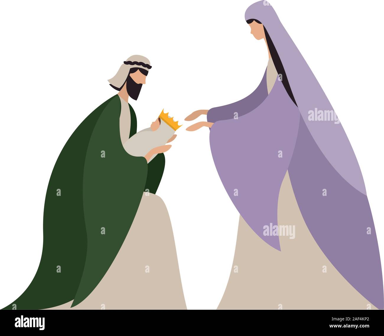 Mary And Joseph Cut Out Stock Images & Pictures - Alamy