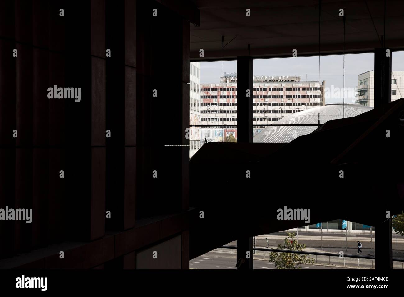 A view of the interior of the Alexa Mall in Berlin, Germany Stock Photo ...