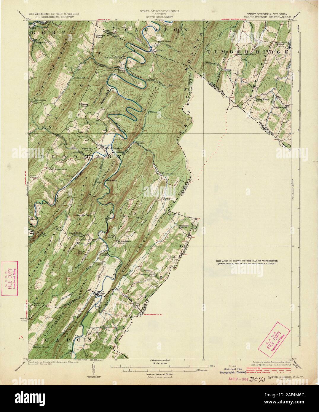 Capon bridge hi-res stock photography and images - Alamy