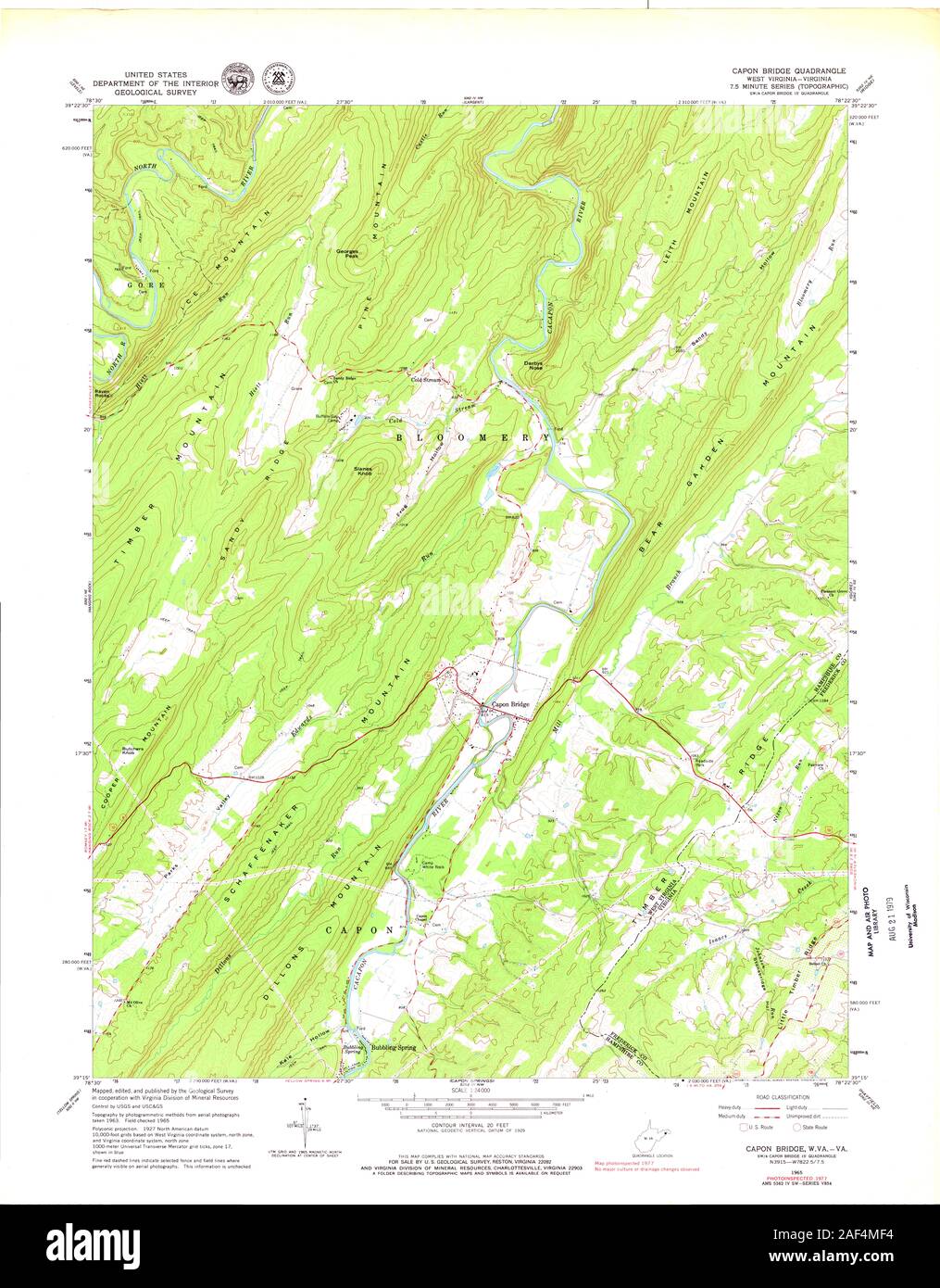 Capon bridge hi-res stock photography and images - Alamy