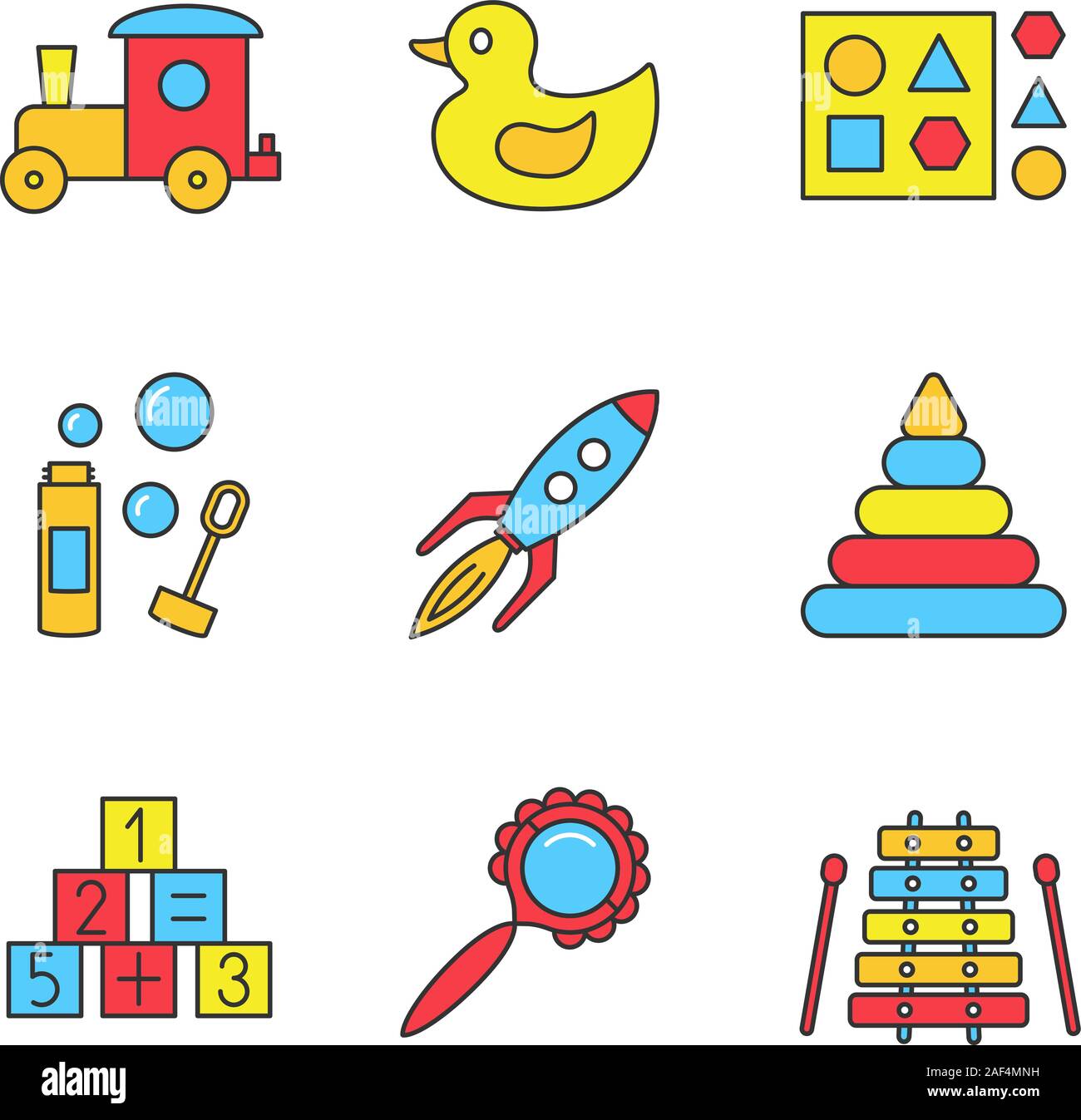 Math Blocks Clipart