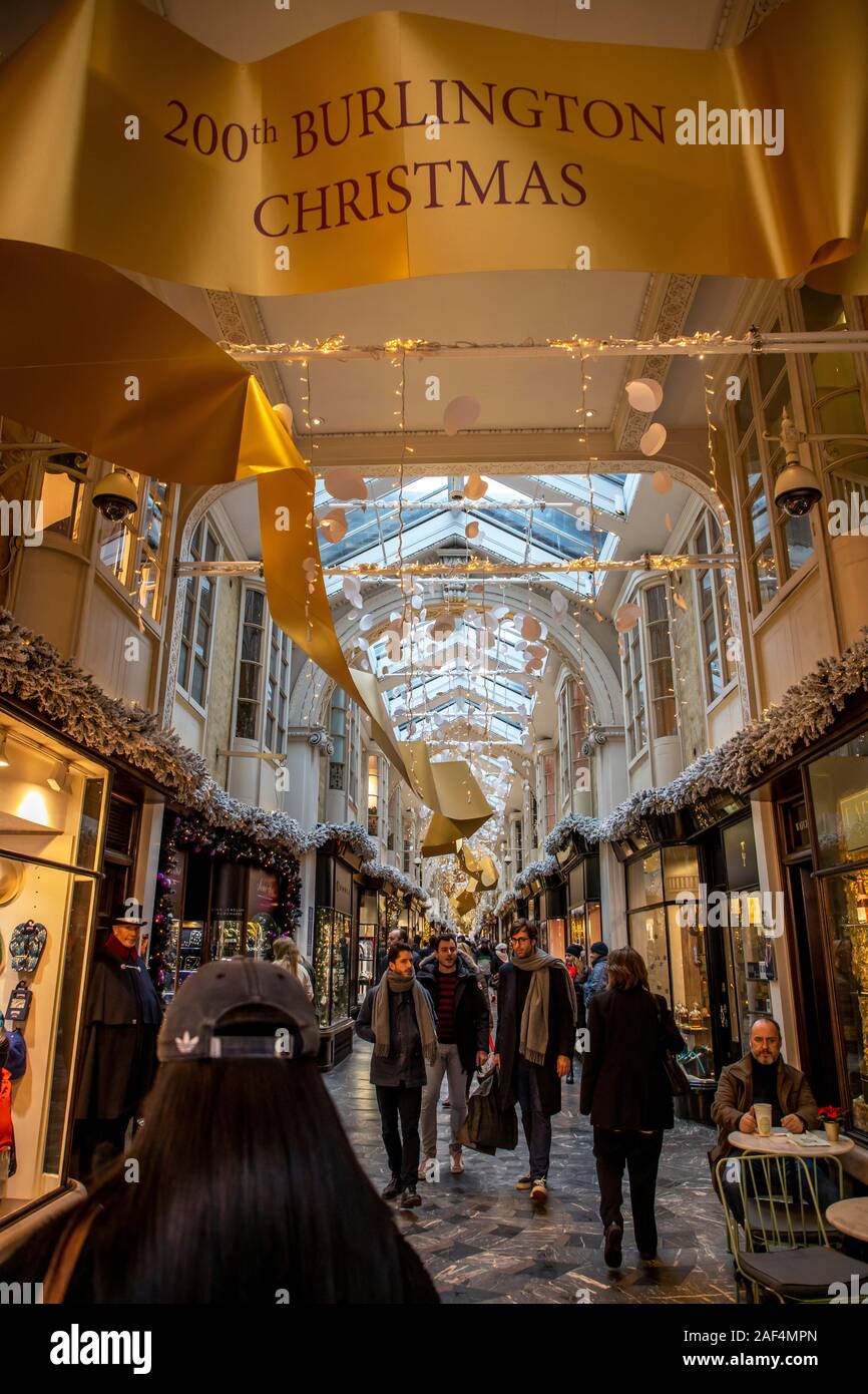 Burlington arcade london christmas hi-res stock photography and images ...
