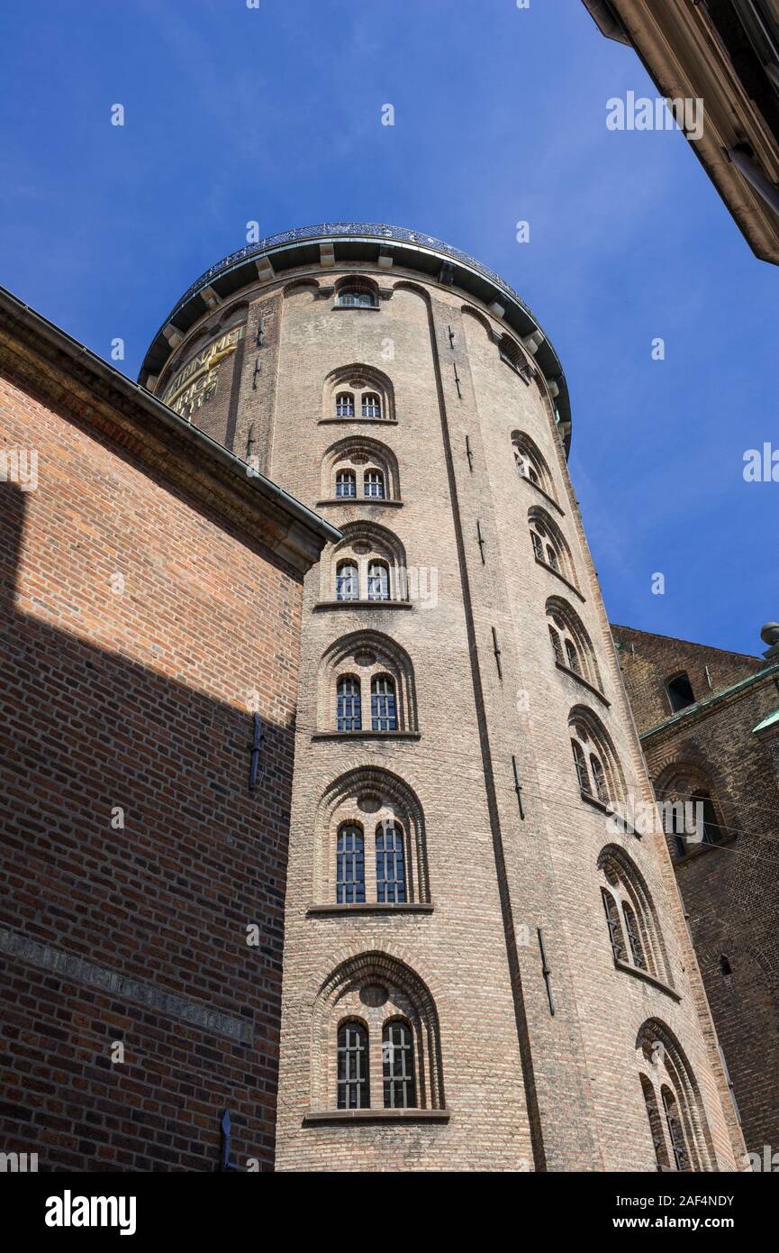 The Round Tower, Copenhagen, Denmark Stock Photo - Alamy