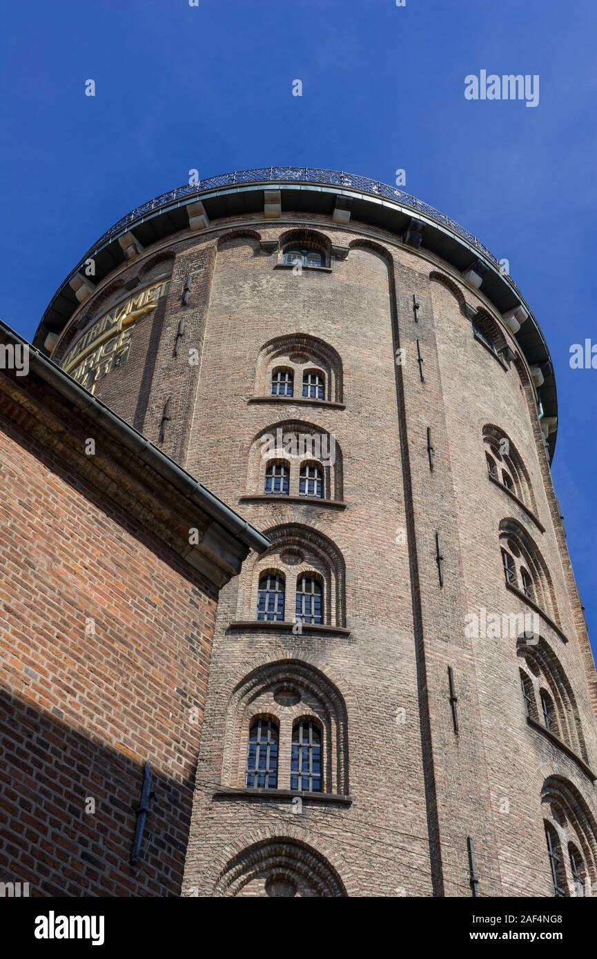 The Round Tower, Copenhagen, Denmark Stock Photo - Alamy