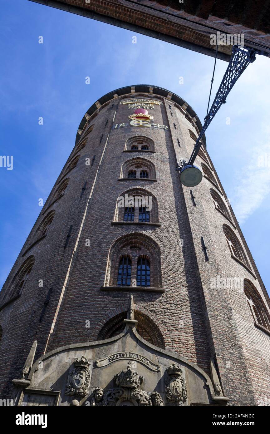 The Round Tower, Copenhagen, Denmark Stock Photo - Alamy