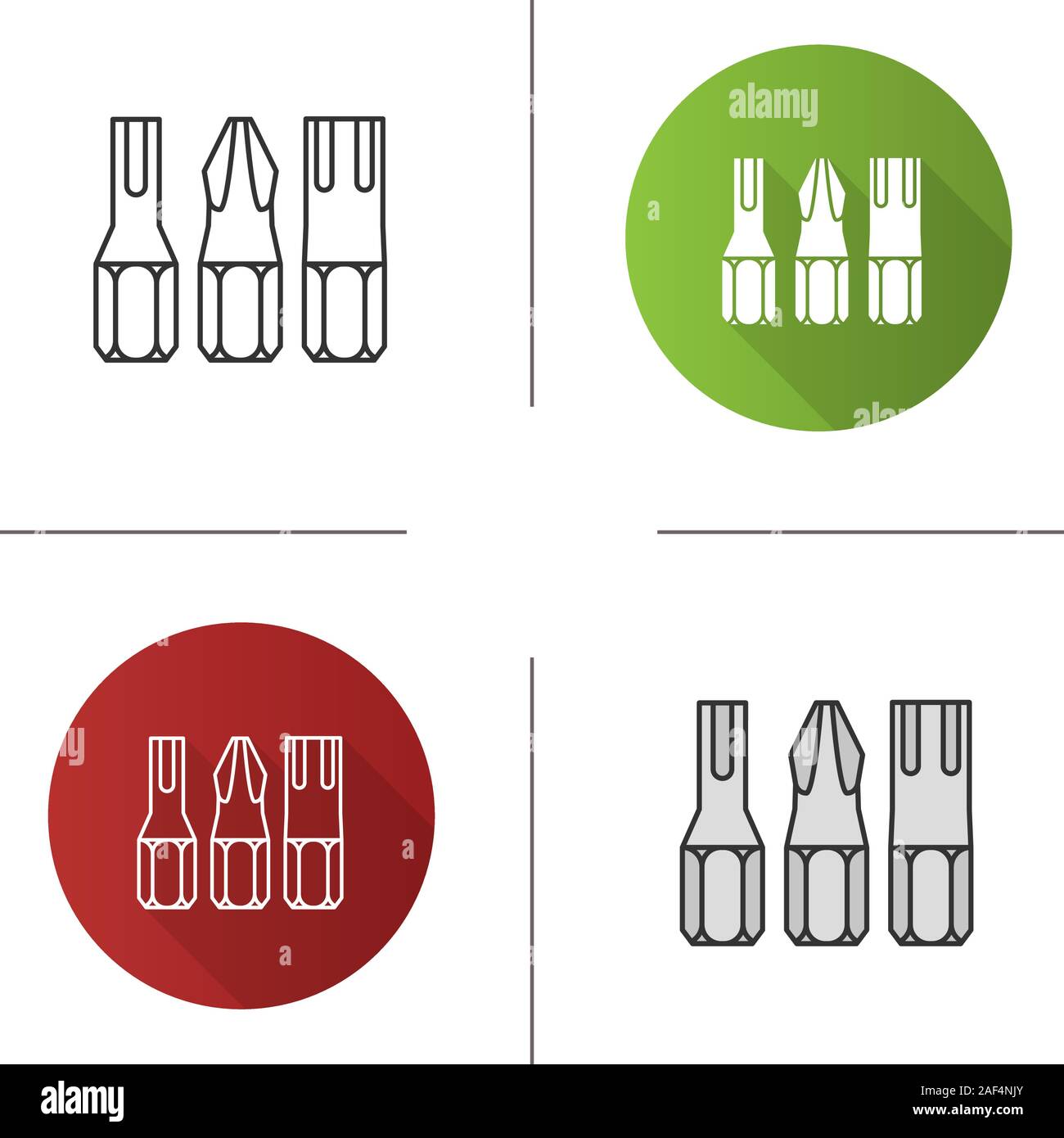 Construction bits Stock Vector Images - Alamy