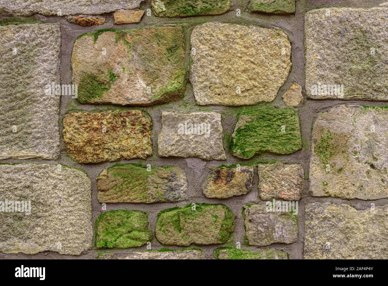Ancient red stone square shaped wall flat background closeup Stock ...