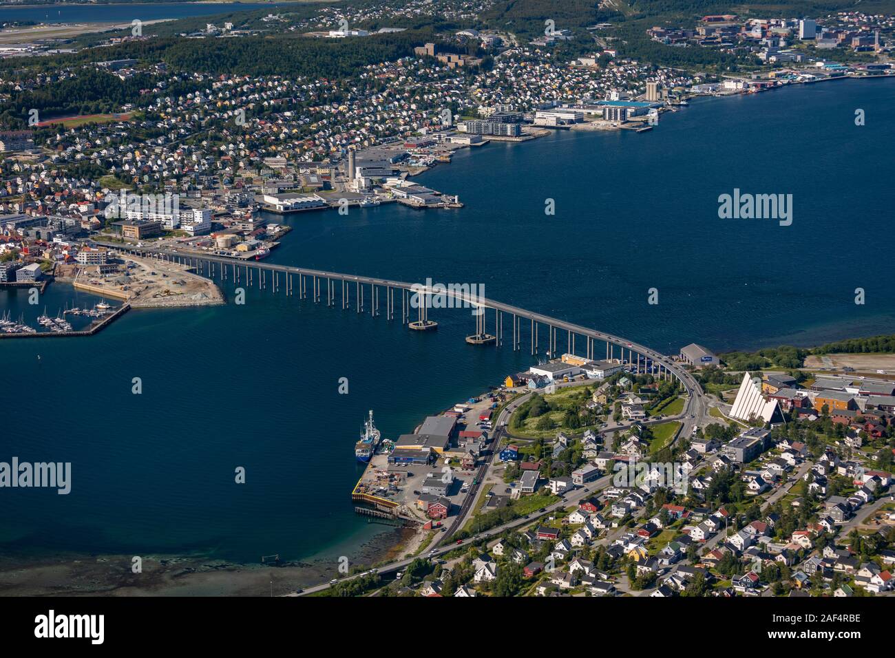 Tromsoya bridge hi-res stock photography and images - Alamy