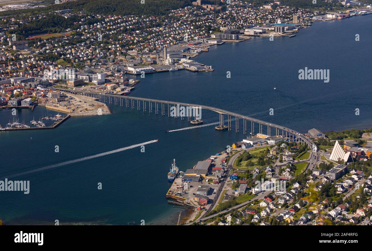 Tromsoya bridge hi-res stock photography and images - Alamy