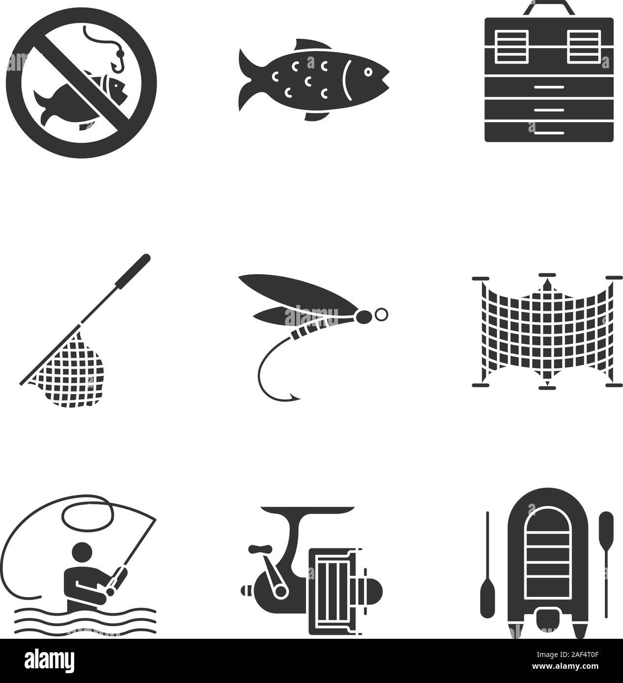 Reel of fishing nets Black and White Stock Photos & Images - Alamy