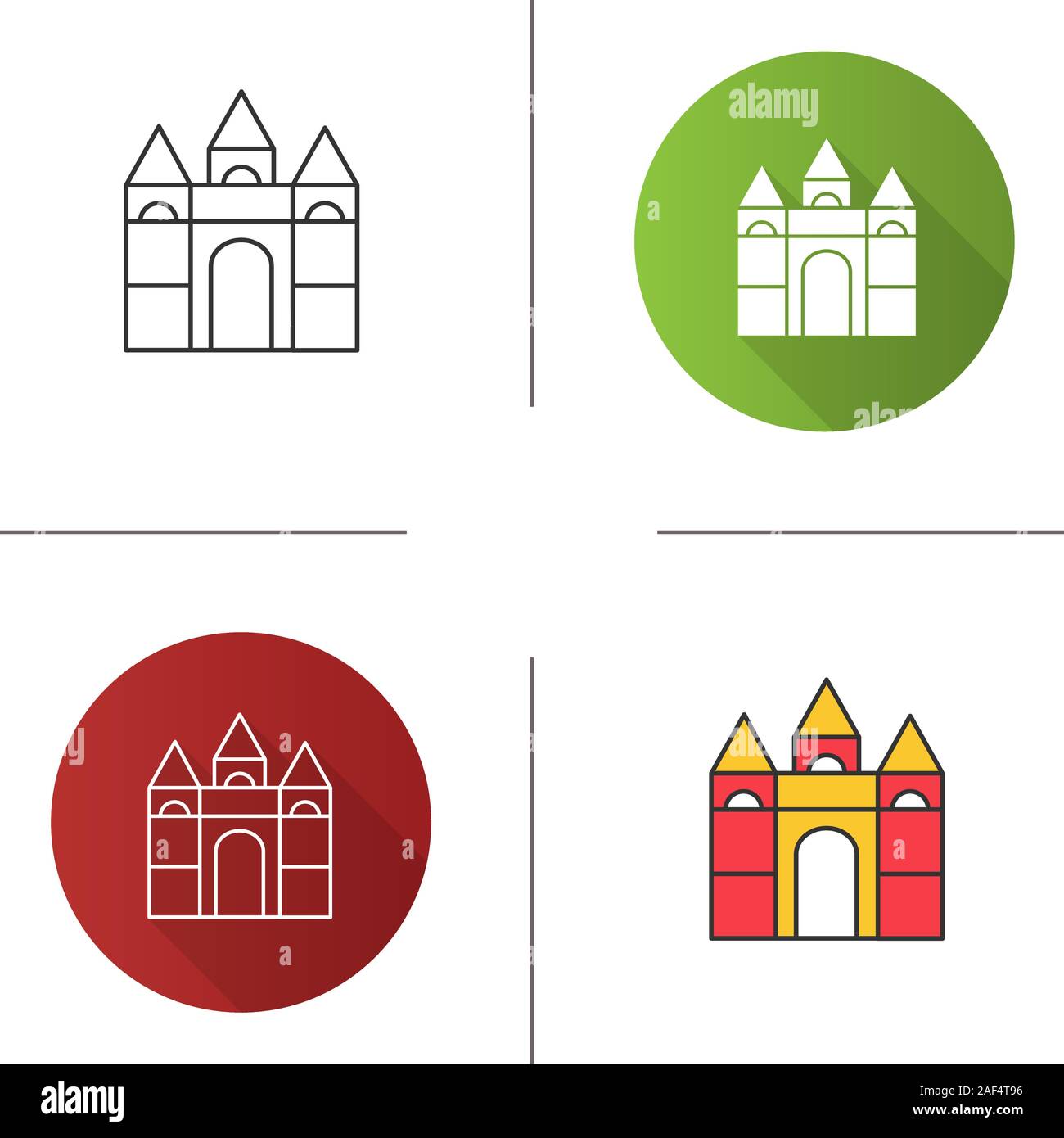 Long line of blocks Stock Vector Images - Alamy