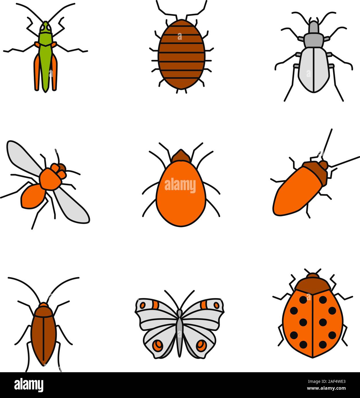 Coloring Pictures Of Butterflies And Ladybugs