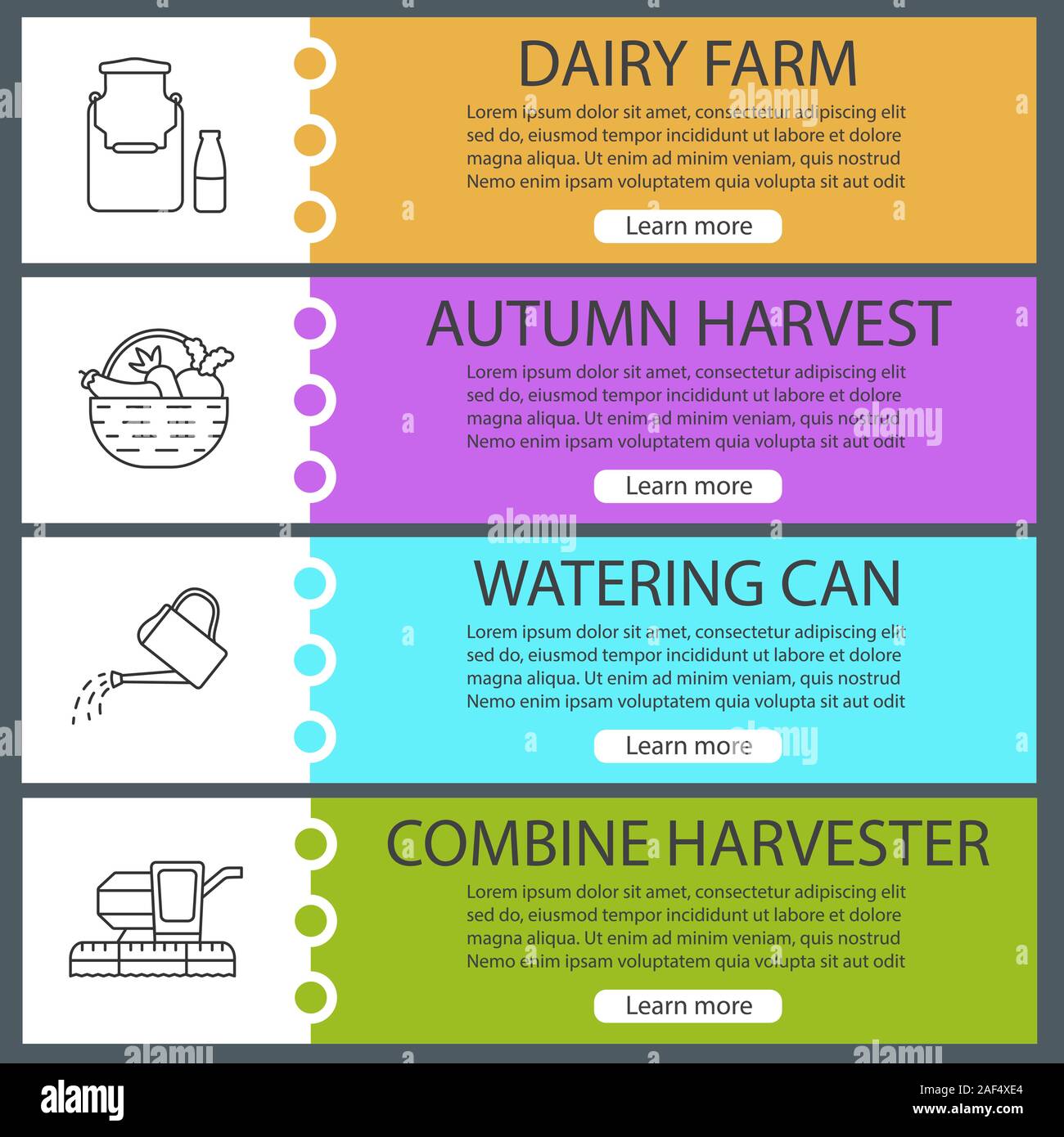 Combine harvester header Stock Vector Images - Alamy