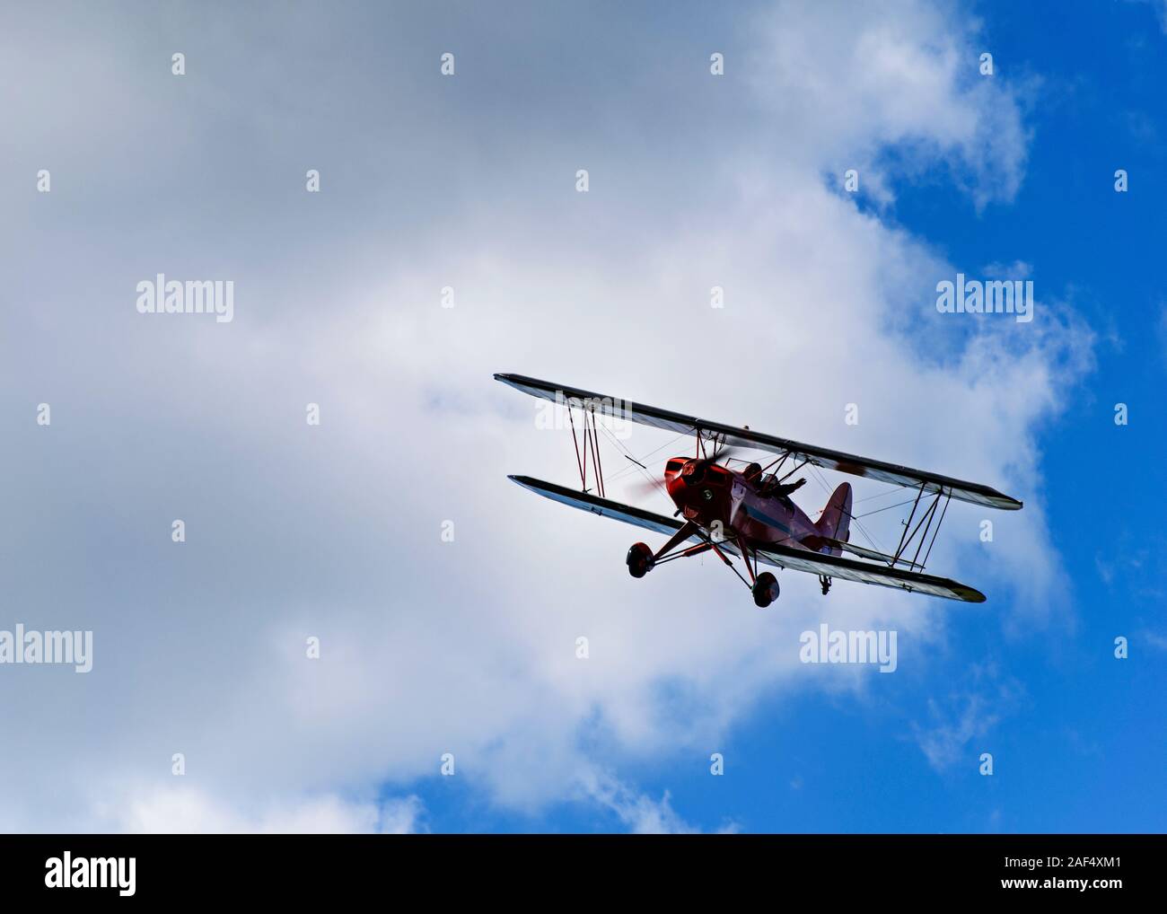 UK, Quorn - June 2015: G-Hatz Fixed wing single engine propeller plane ...