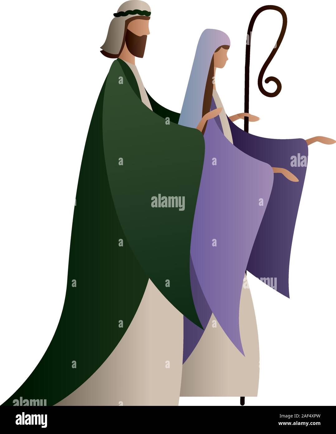 Virgin mary and joseph vector design Stock Vector Image & Art - Alamy