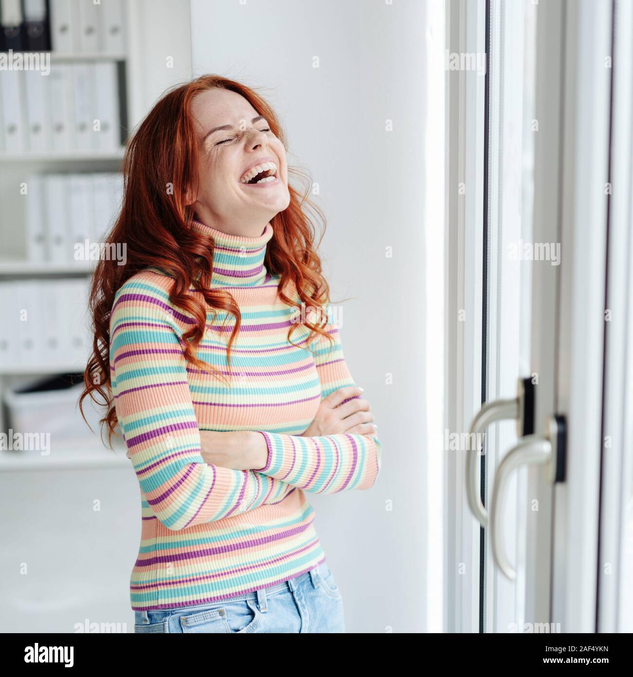 Joke laughing hi-res stock photography and images - Alamy