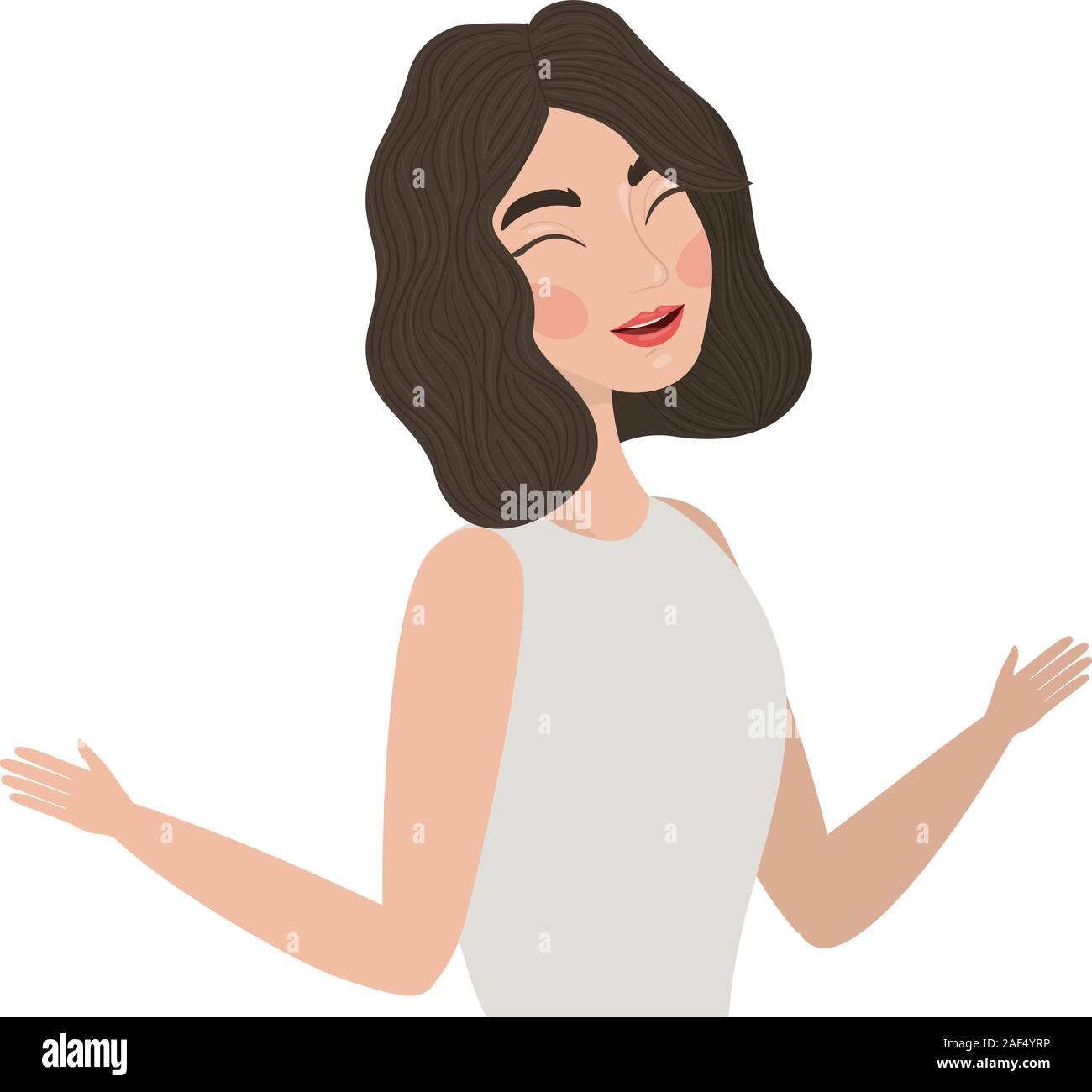 Woman cartoon drawing vector design Stock Vector Image & Art - Alamy