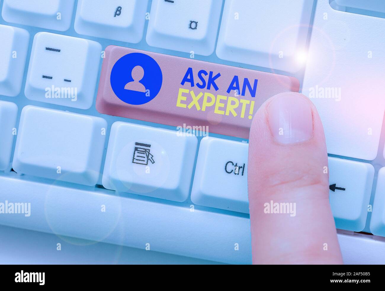 Conceptual hand writing showing Ask An Expert. Concept meaning ...