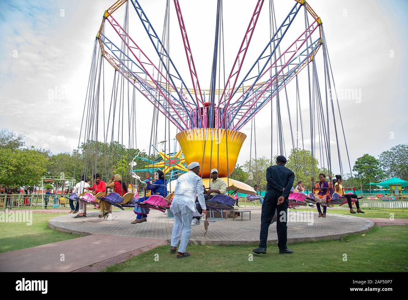 SHEGAON, MAHARASHTRA, INDIA, 10 JULY 2017 : Unidentified tourist ...