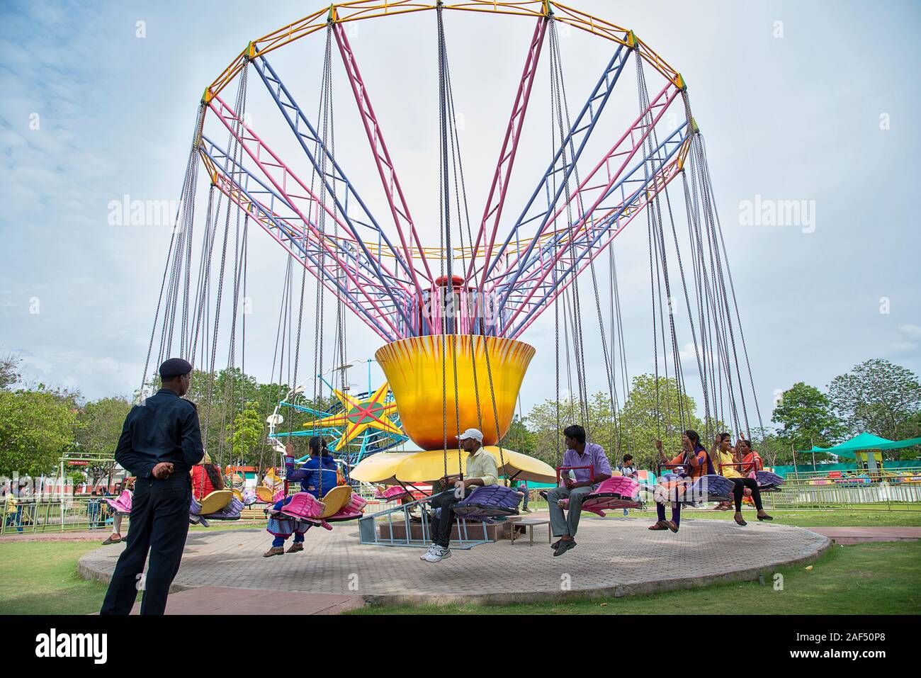 SHEGAON, MAHARASHTRA, INDIA, 10 JULY 2017 : Unidentified tourist ...
