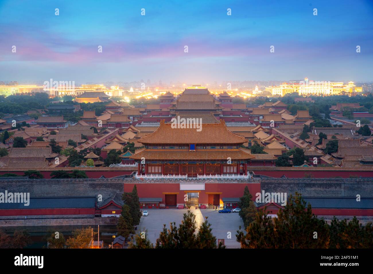 Aerial view beijing china hi-res stock photography and images - Alamy